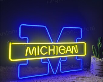 Michigan Neon Sign - Etsy UK