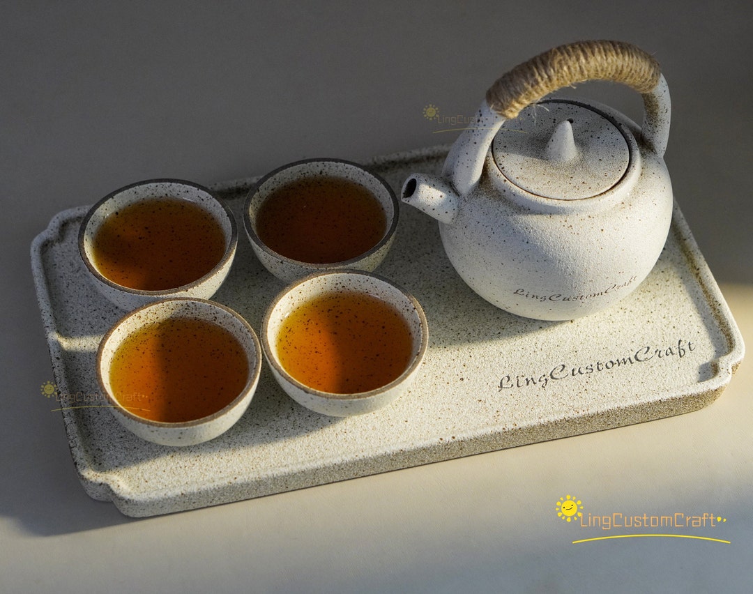 Customizable Tea Sets, Minimalist Ceramic Tea Set, Oriental Teapot Tea ...