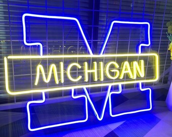 University of Michigan Decor - Etsy
