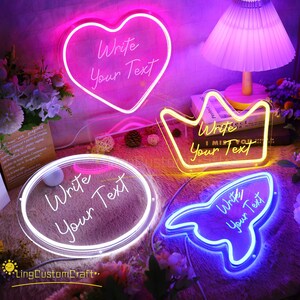 Custom Neon Sign Neon Sign Aesthetic Custom L LED Neon Sign - Etsy