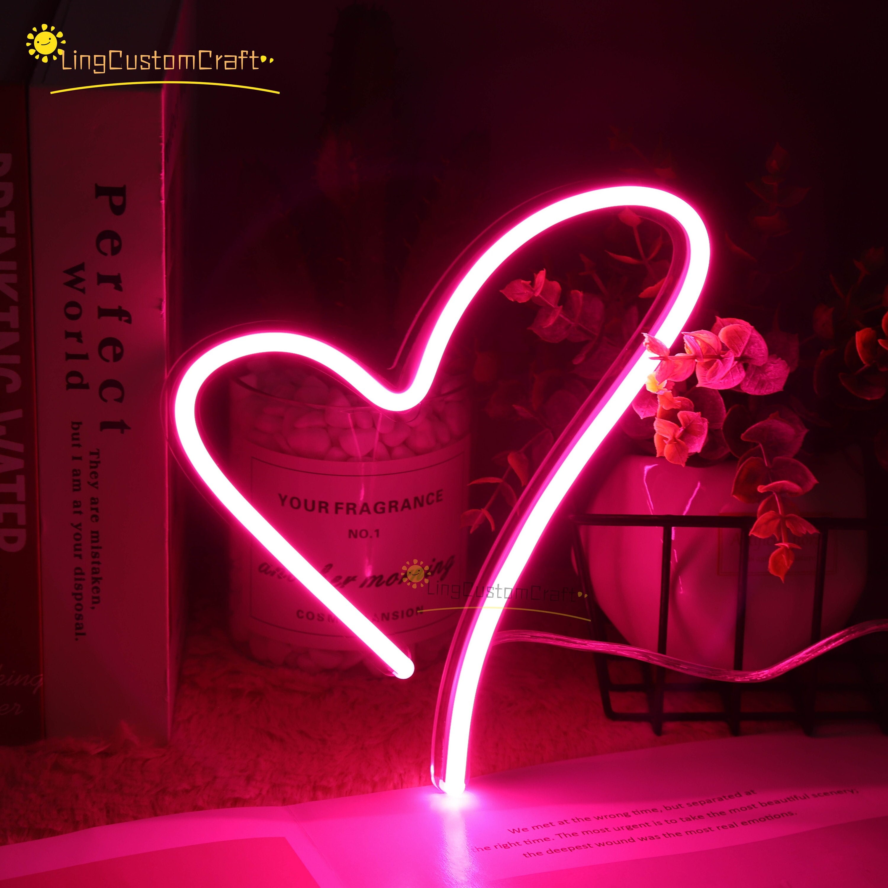 Neon Heart Sign