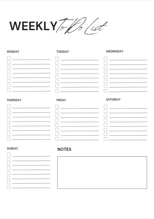 Daily Routine Planner Printable, Daily and Weekly Routine Tracker, To ...