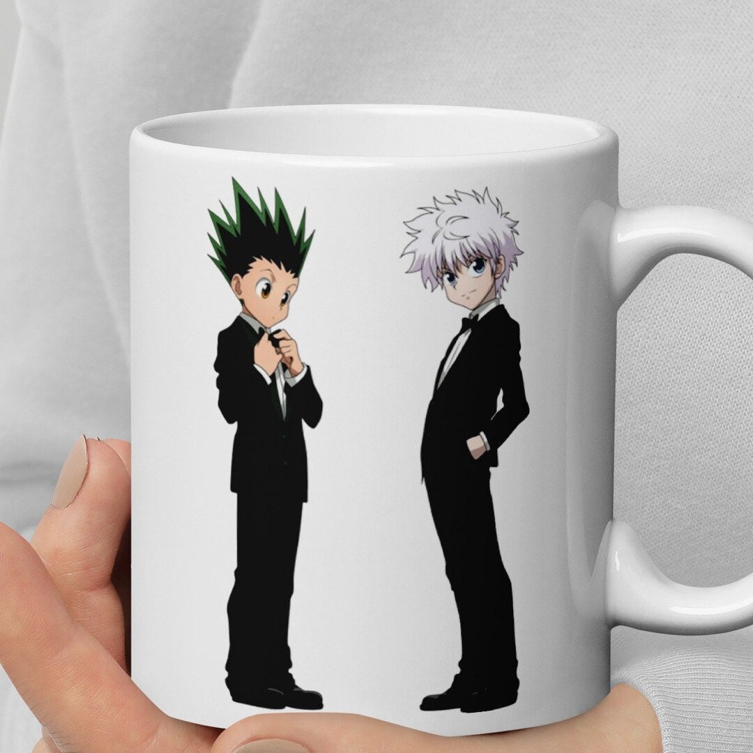 Gon and Killua Mug, Hunter X Hunter Best Friends Coffee Cup, Anime Duo ...
