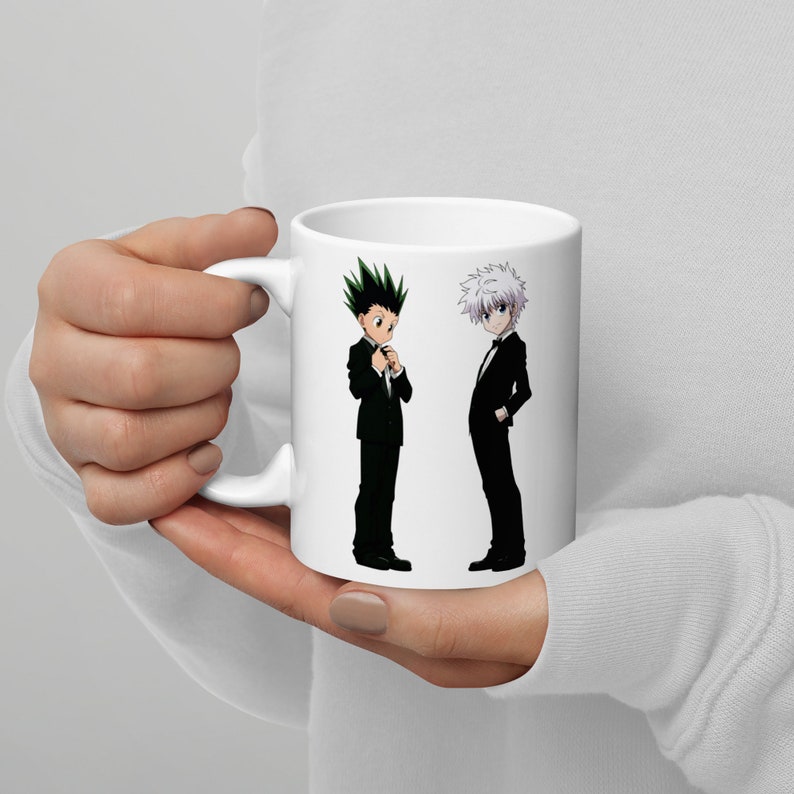 Gon and Killua Mug, Hunter X Hunter Best Friends Coffee Cup, Anime Duo ...