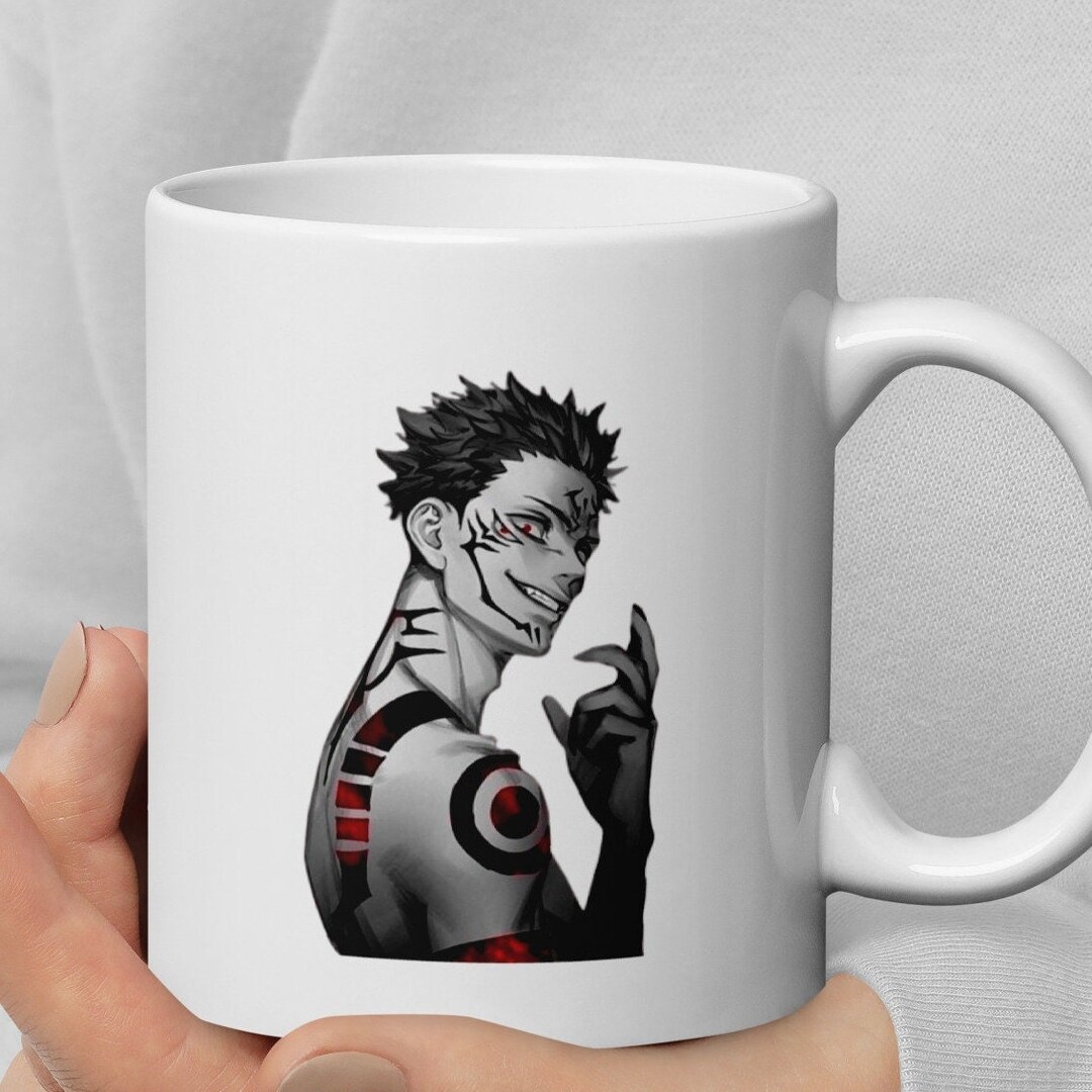 Sukuna Mug, Jujutsu Kaisen King of Curses Coffee Cup, Anime Villain ...