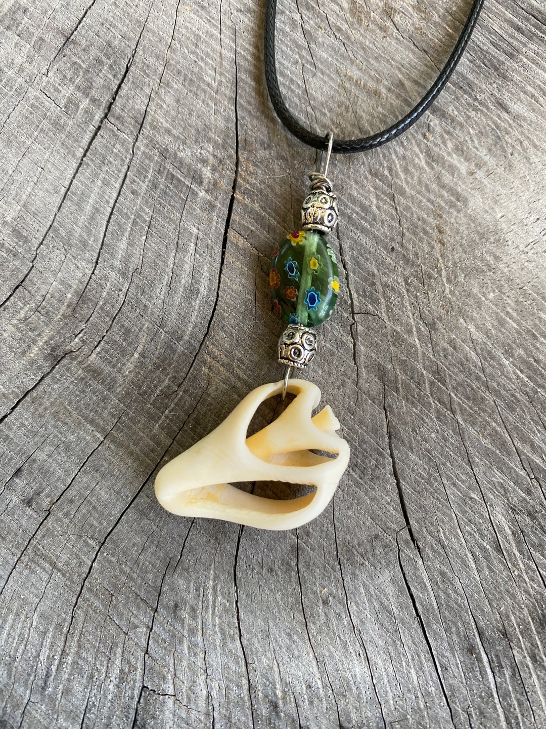 Boho Shell Necklace, Broken Shell Necklace, Beach Necklace, Florida ...