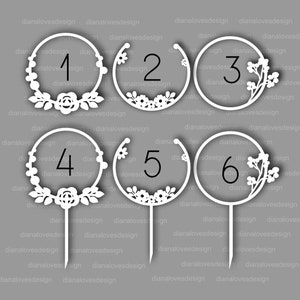 Cake Topper Frame Cricut Cake Topper Svg Happy Birthday Svg - Etsy