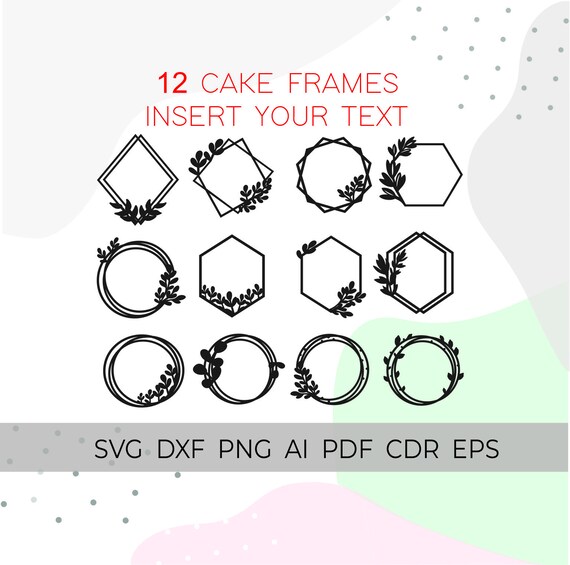 Cake Toppers Svg for Birthday Party Wedding Cake Topper Svg - Etsy