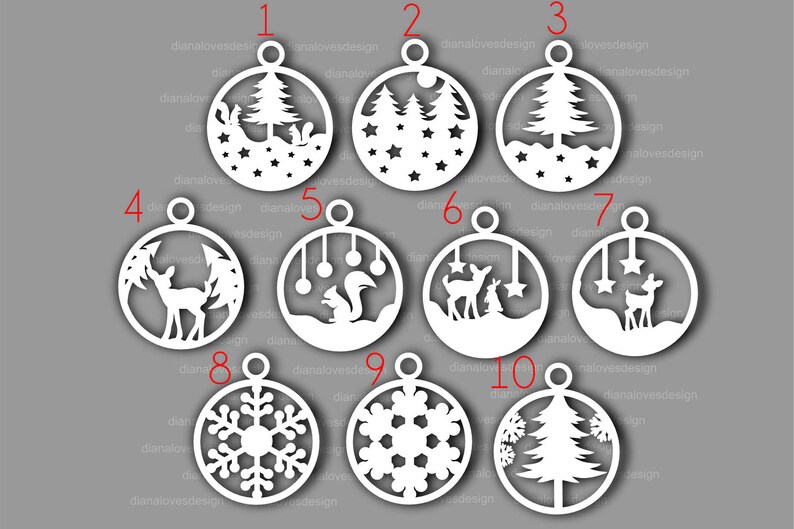 Christmas Ball Svg, Snowflake SVG Bundle, Christmas Ornaments SVG ...