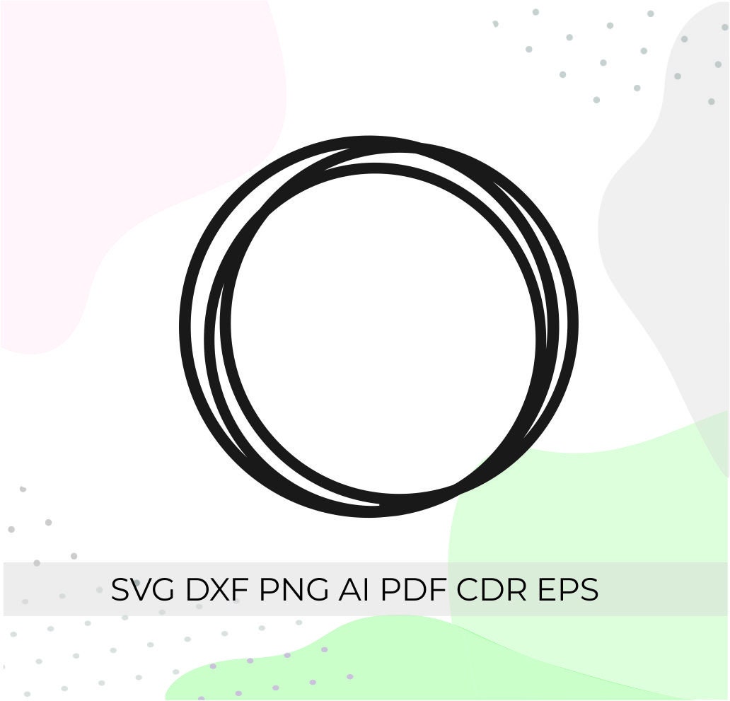 Circle Frame Svg Cake Topper Svg Files for Cricut Wedding - Etsy