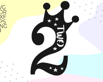 Caticorn Birthday SVG Birthday Numbers Svg Birthday Number - Etsy