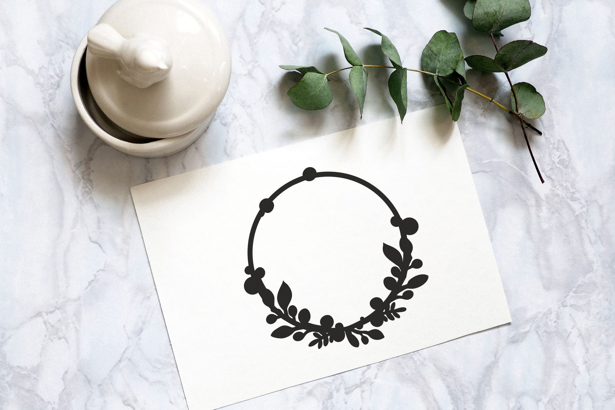 Circle Frame Svg, Cake Topper Svg, Files for Cricut, Wedding Frame Svg ...
