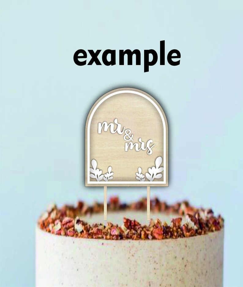 Arch Cake Topper Svg Birthday Cake Toppers Laser Cut File - Etsy