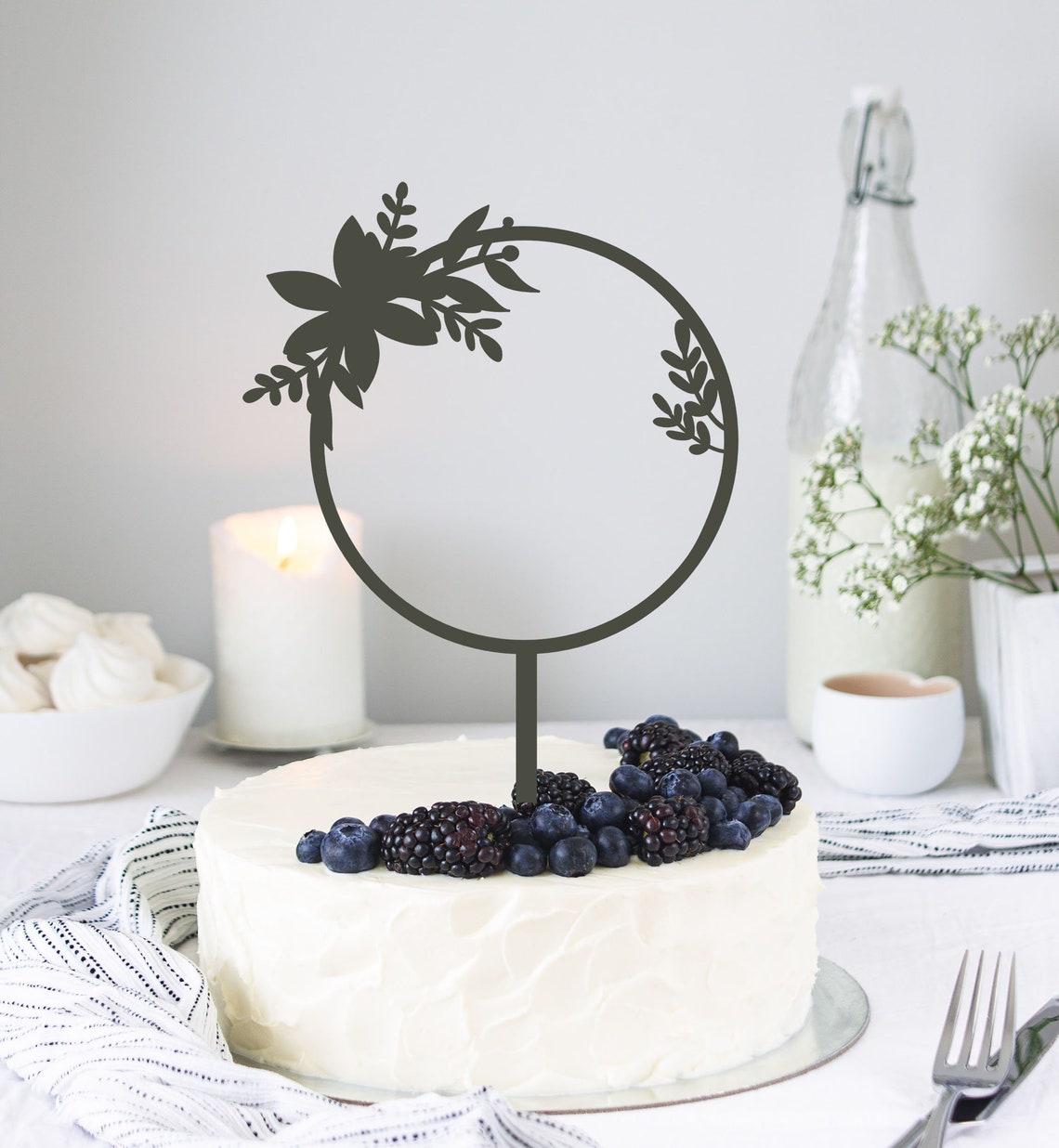 Cake Toppers Frame Svg for Birthday Party Wedding Cake Topper - Etsy