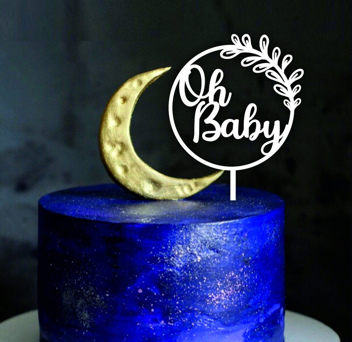 Oh Baby Svg Cake Topper Cake Topper Svg Baby Shower Svg Oh - Etsy