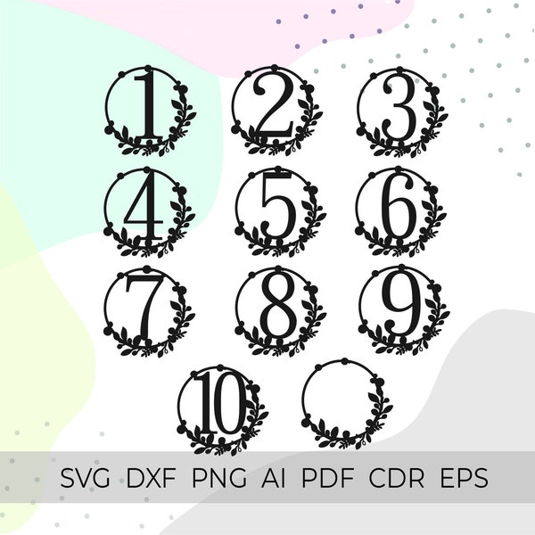 Topper de número - Etsy México