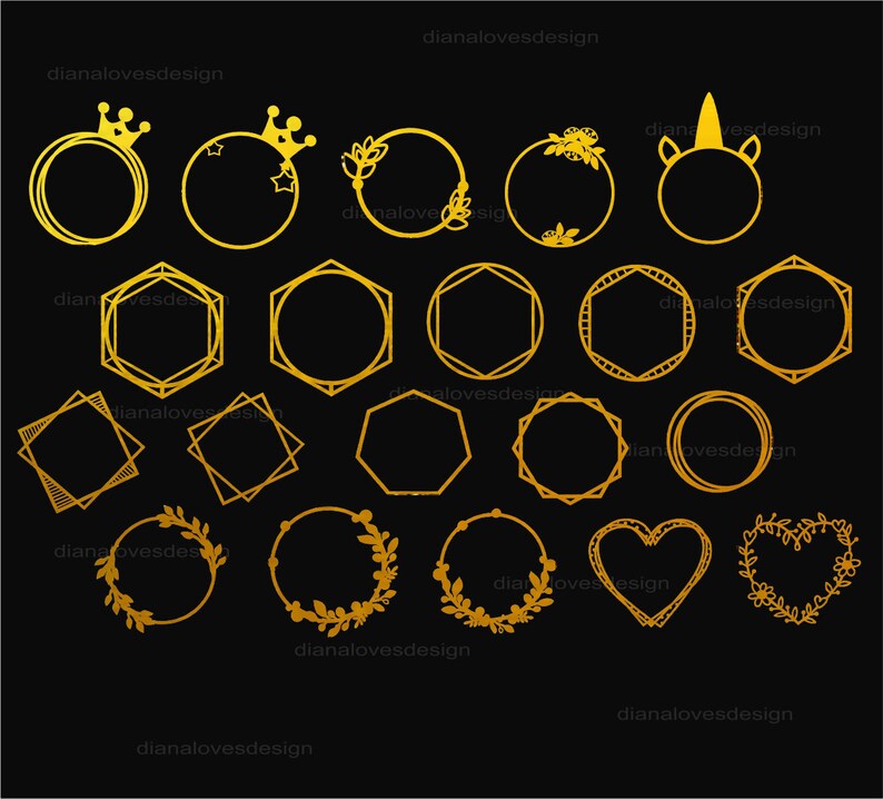 Cake Topper Svg Wedding Cake Topper Svg Wreath Frame Svg - Etsy