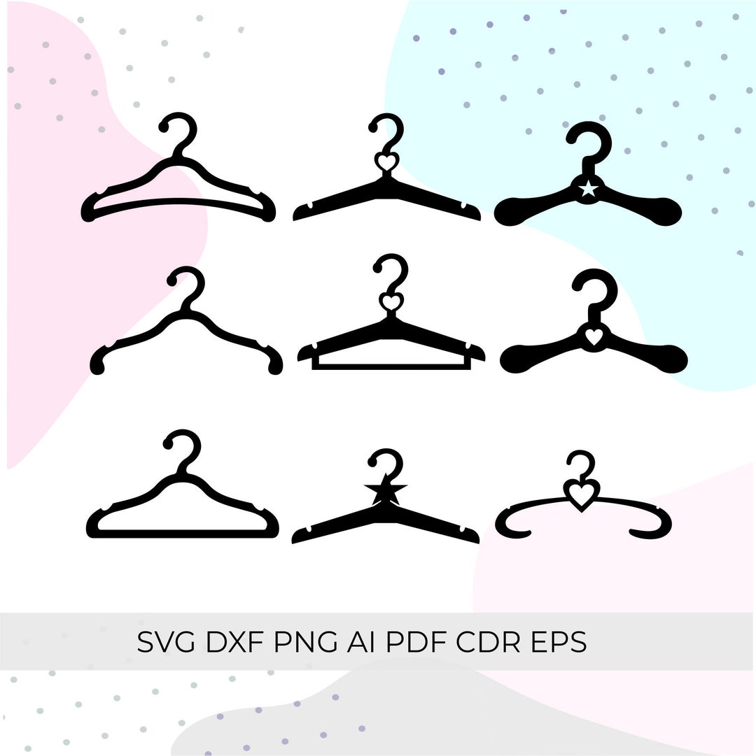 Baby Hangers Svg, Wedding Hangers Svg, Clothes Hanger Svg, Hanger Laser ...