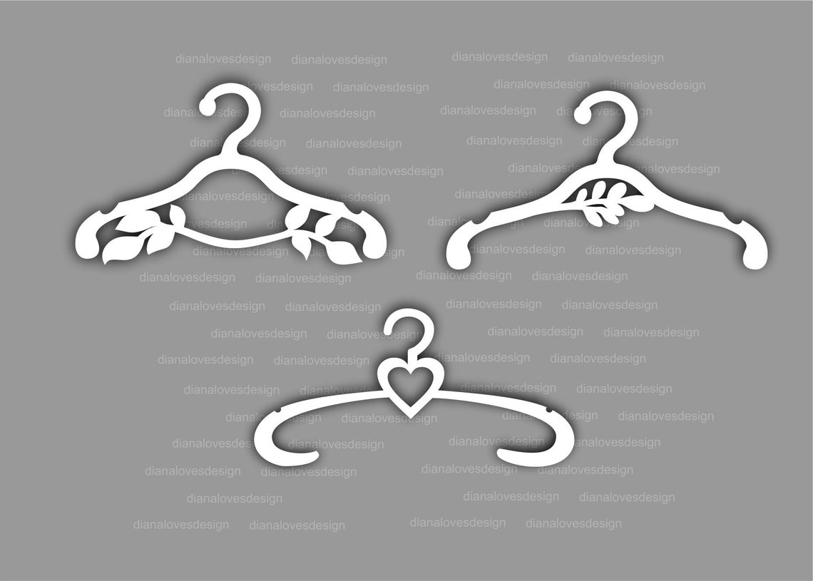 Hanger Svg Laser Cut Wedding Hangers Svg Clothes Hanger Svg - Etsy