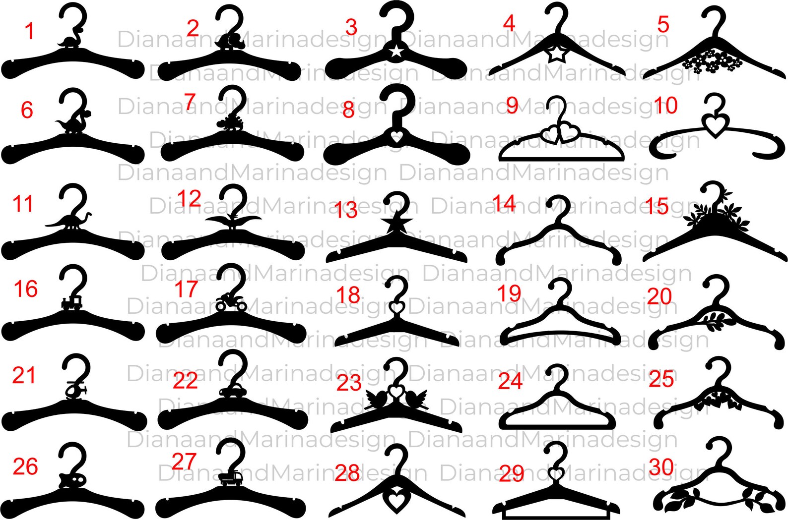 Baby Hangers Svg Wedding Set Hangers Svg Clothes Hanger Svg | Etsy