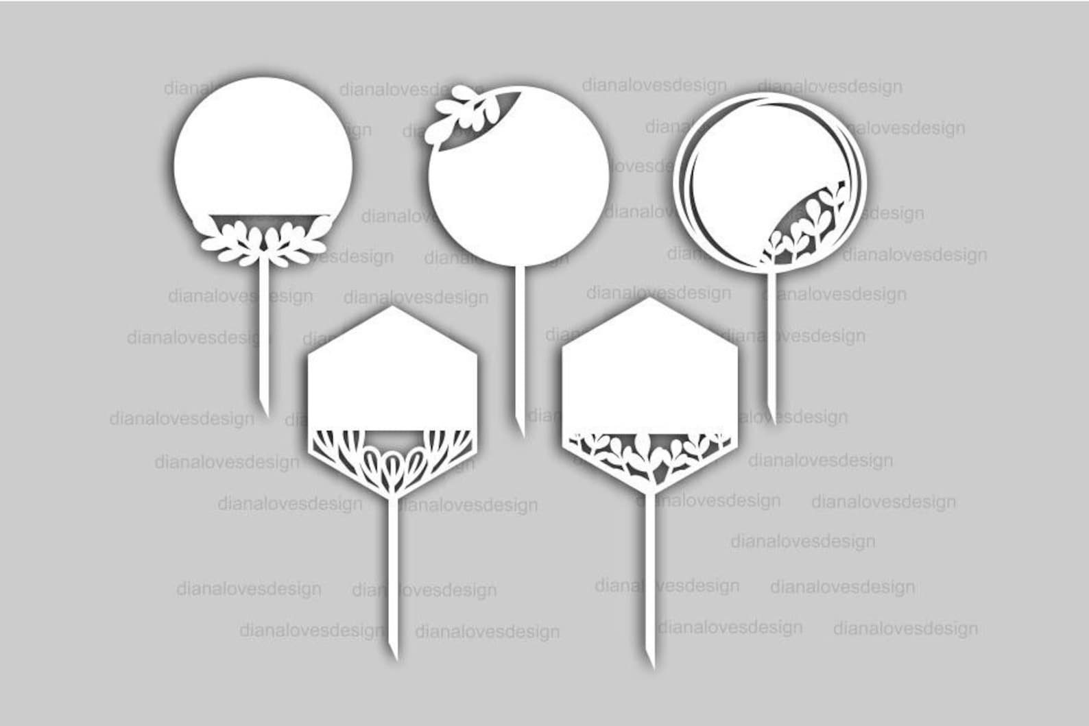 Forma de topper de pastel en blanco topper de cumpleaños boho - Etsy México