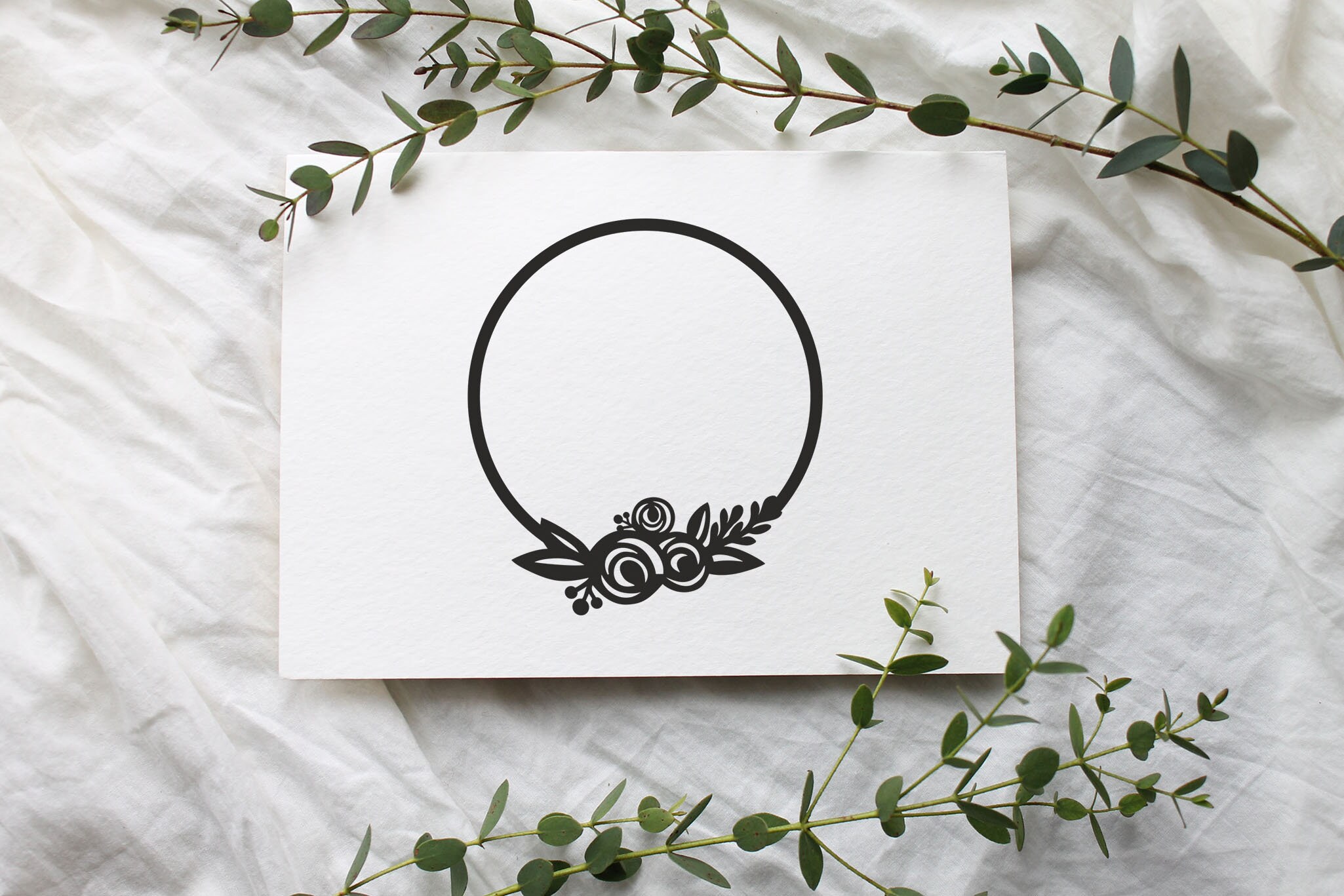 Circle Frame Svg Cake Topper Svg Files for Cricut Wedding - Etsy