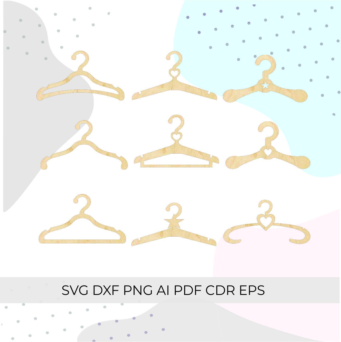 Baby Hangers Svg Wedding Hangers Svg Clothes Hanger Svg - Etsy