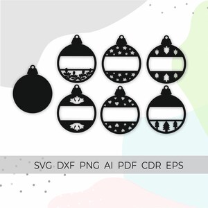Christmas Ball Svg Laser Cut Snowflake SVG Bundle Merry Christmas ...