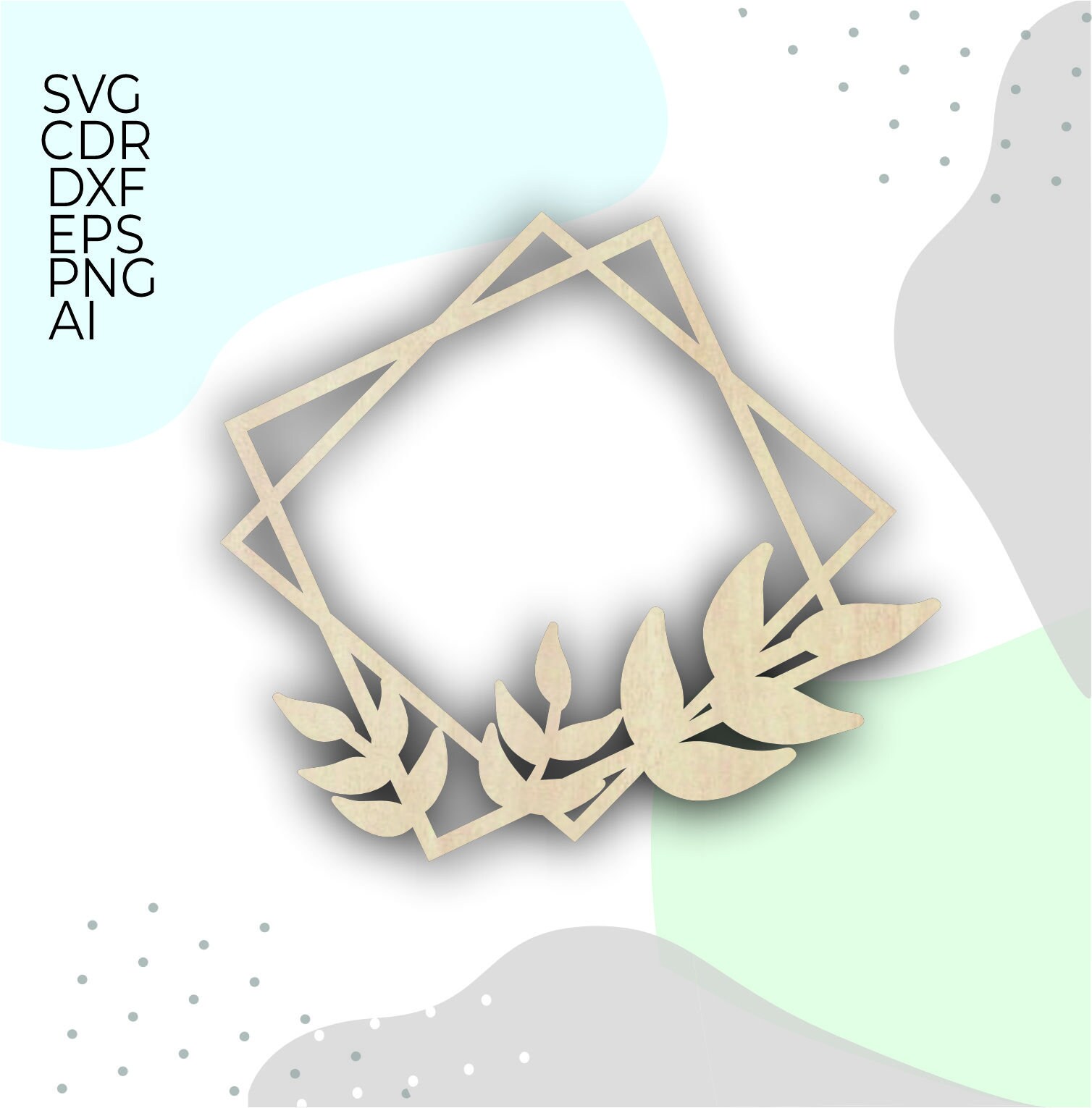 Cake Topper Svg Frame Weddingframe Svg Wreath Frame Svg - Etsy UK
