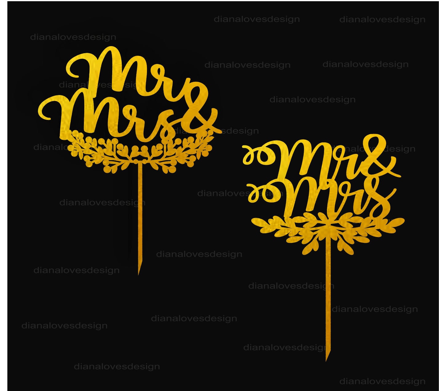 Mr And Mrs Svg Wedding Cake Topper Svg Mr And Mrs Sign Svg Etsy