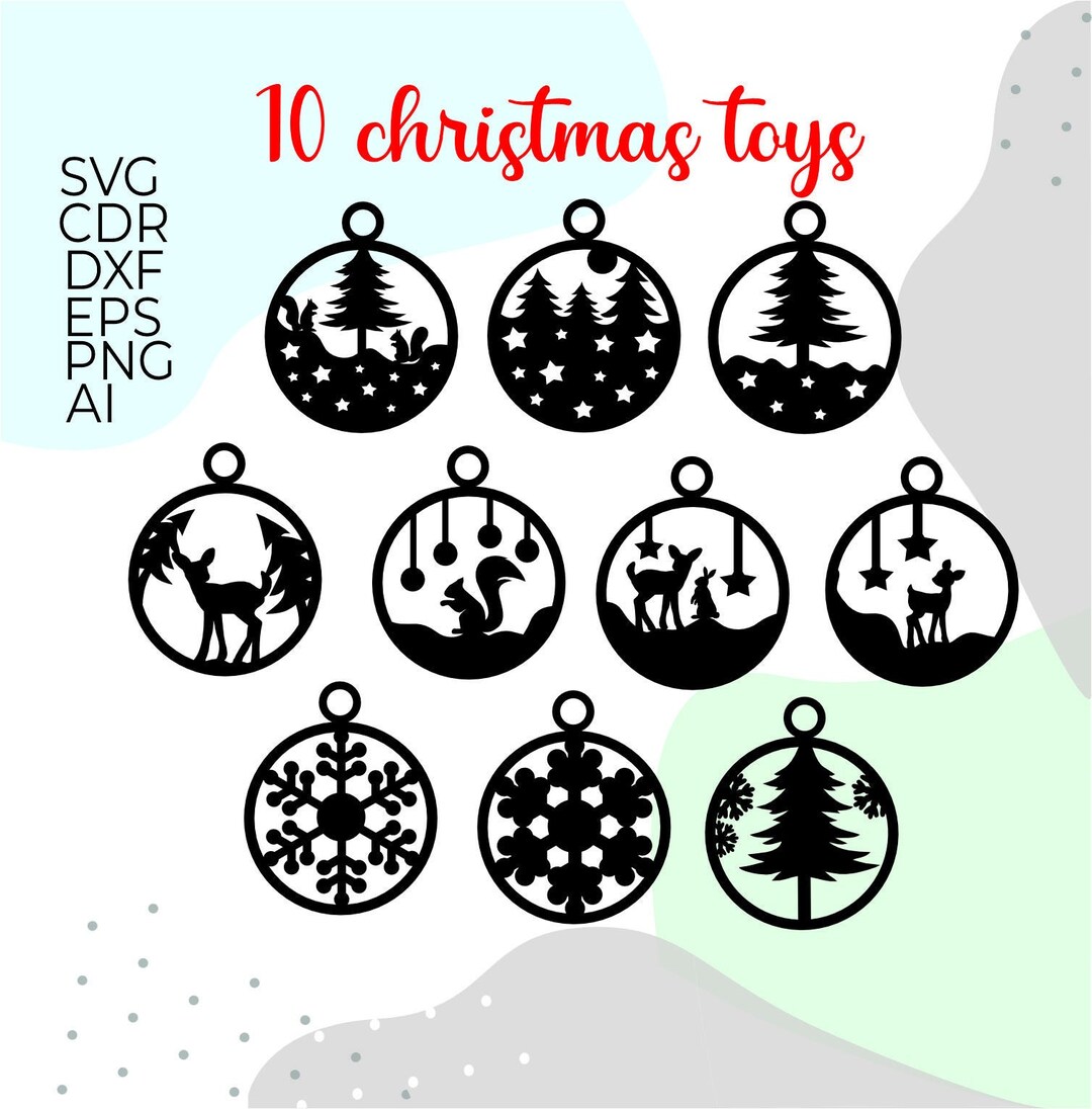 Christmas Ball Svg, Snowflake SVG Bundle, Christmas Ornaments SVG ...