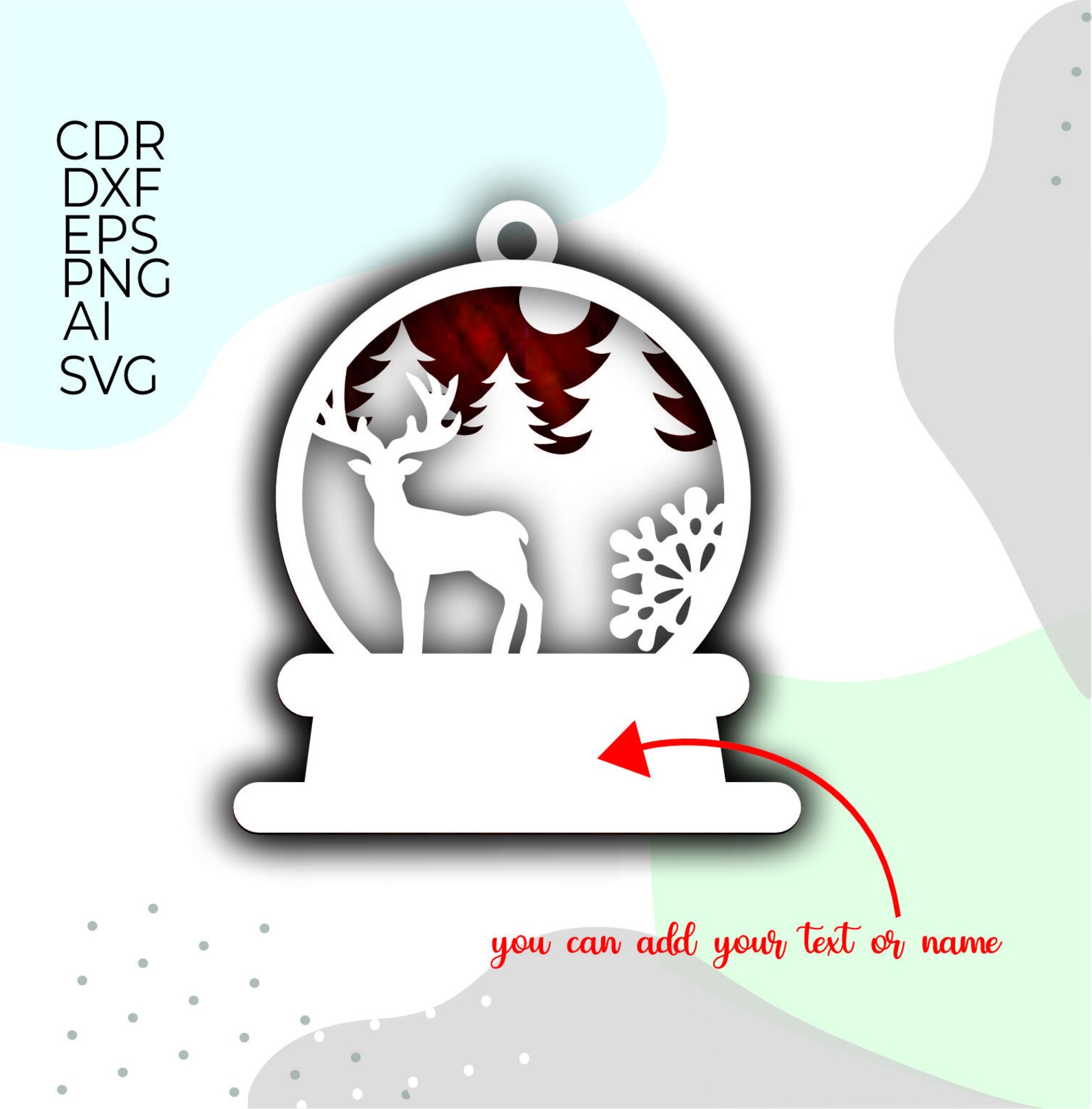 3d Multi Layer Svg Christmas 3d Layered Svg Christmas - Etsy