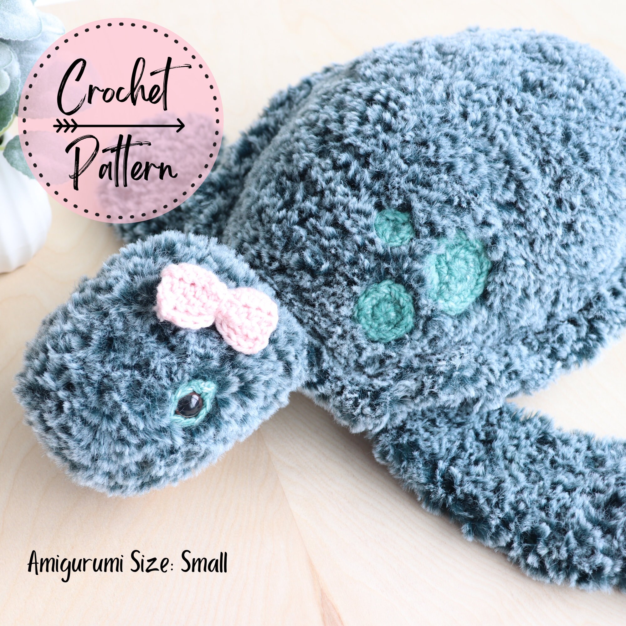 SMALL Crochet Turtle Pattern Mini Turtle Crochet Pattern - Etsy