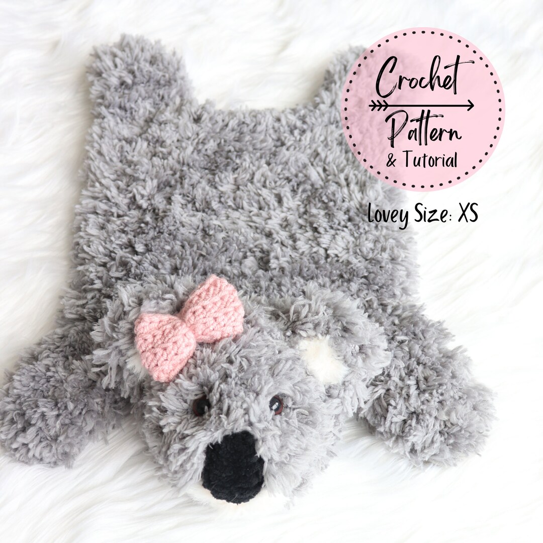 Crochet Pattern: Koko the Koala XS Lovey Koala Pattern Crochet Koala ...
