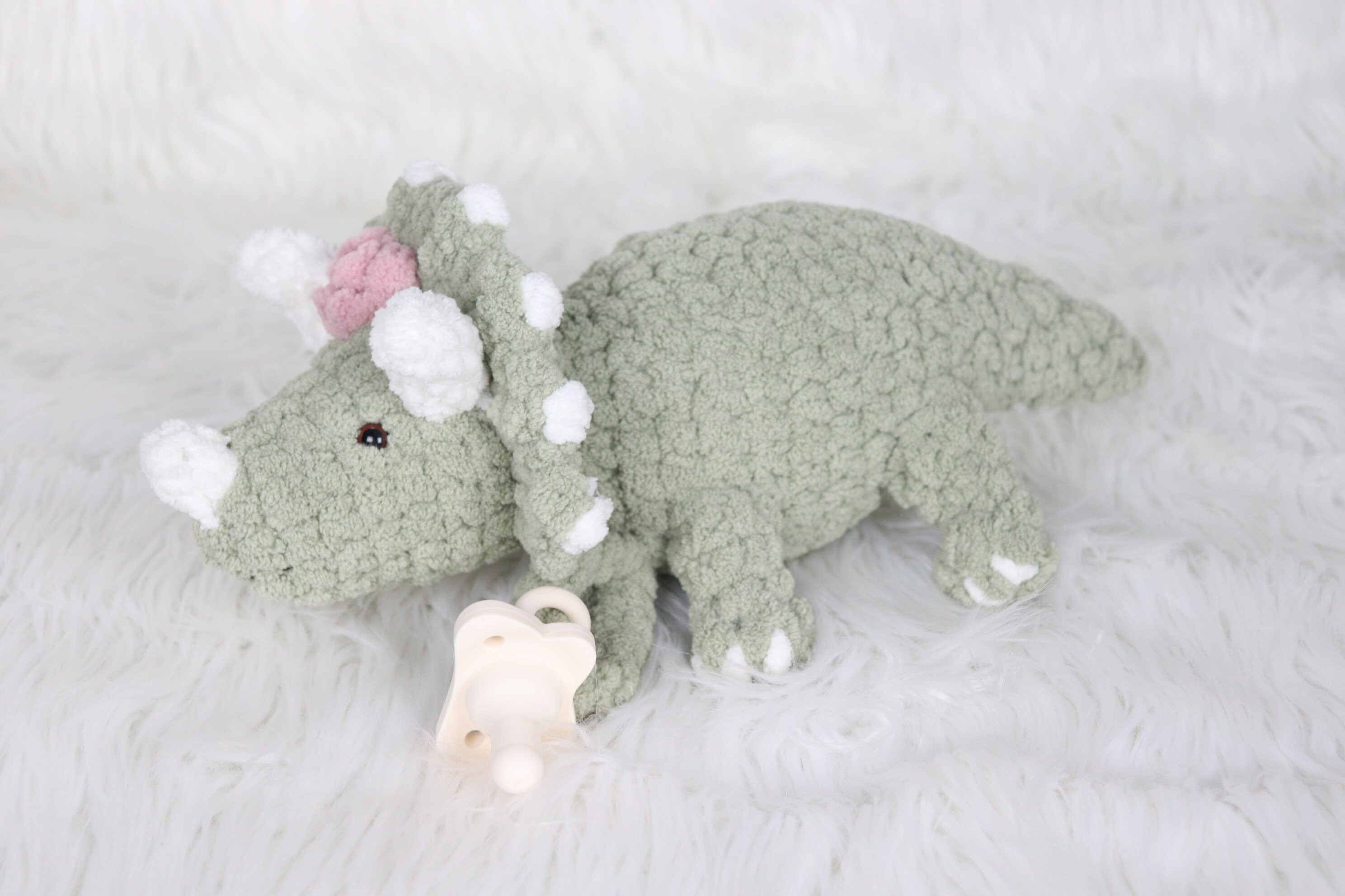 Crochet Triceratops PATTERN Crochet Triceratops Dinosaur Crochet ...