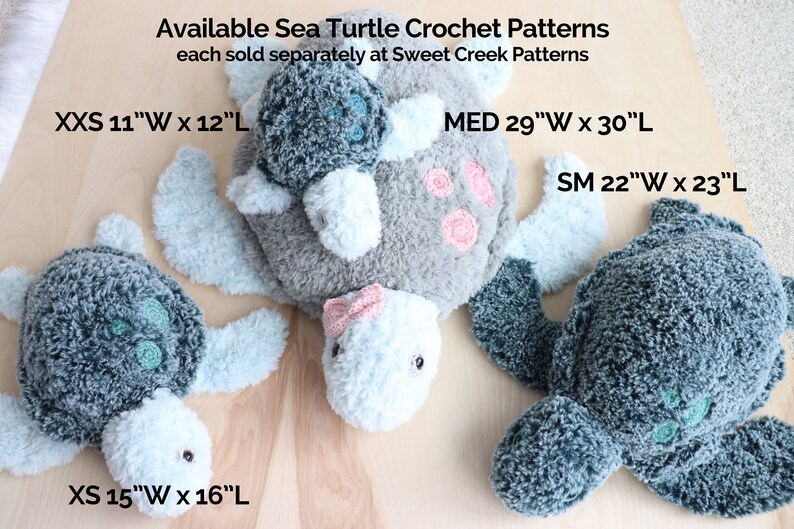 Xs Crochet Turtle Pattern Mini Turtle Crochet Pattern Turtle Etsy