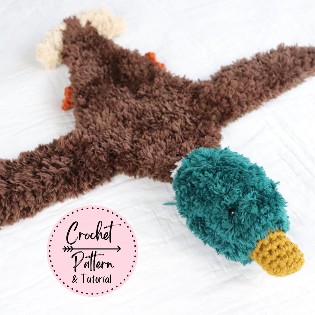 Crochet Mallard Duck Lovey, Crochet Mallard Pattern, Crochet Duck Lovey ...