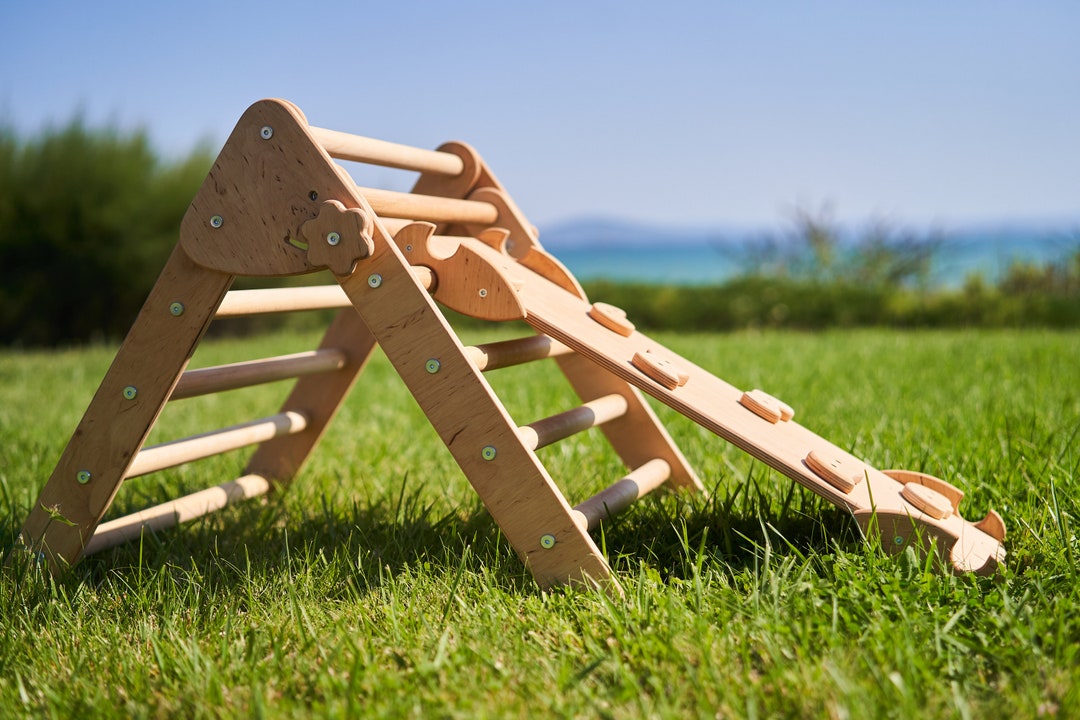 Foldable Pikler, Foldable Triangle, Medium Foldable Montessori Climbing ...