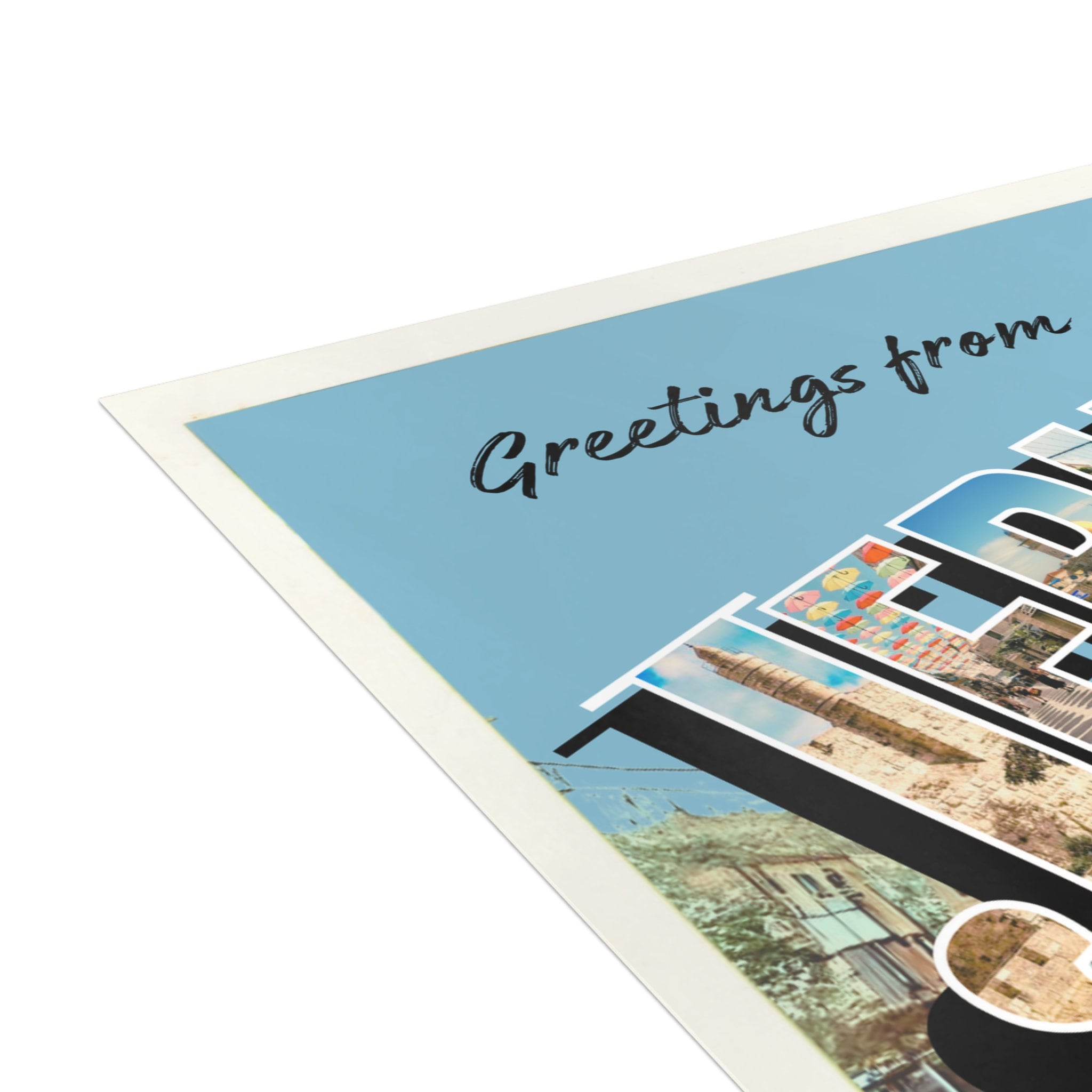 Jerusalem Post Card | Vintage Post Card | Greetings From Jerusalem ...