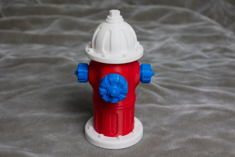 6 3D Printed Fire Hydrant With Secret Compartment Great for Puppy Potty ...