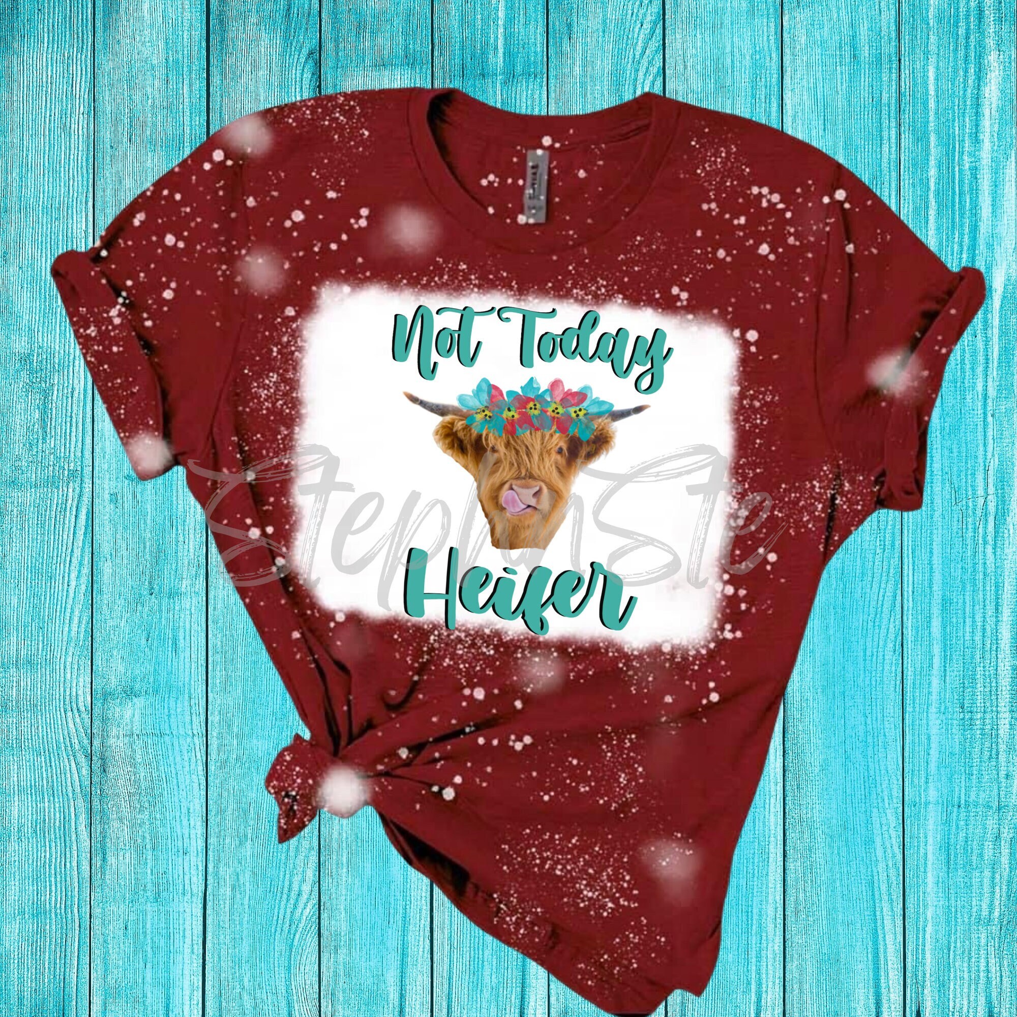 Not Today Heifer Funny Cow PNG JPEG Digital Design Digital Download ...