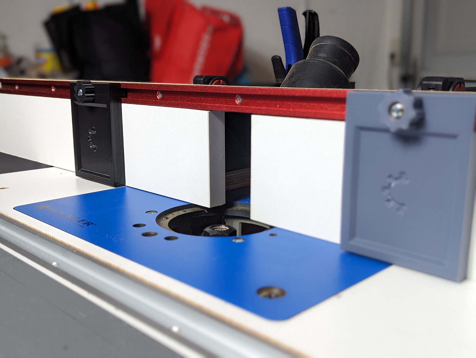 Front Facing T-track Stop Block for Router Table | Miter Saw Station ...
