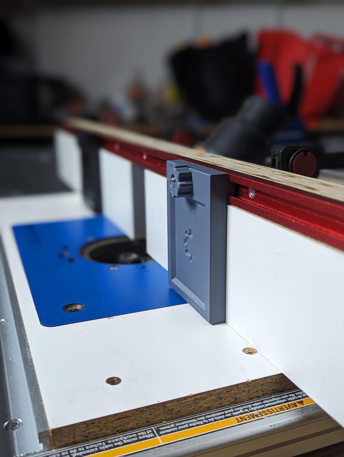 Front Facing T-track Stop Block for Router Table | Miter Saw Station ...