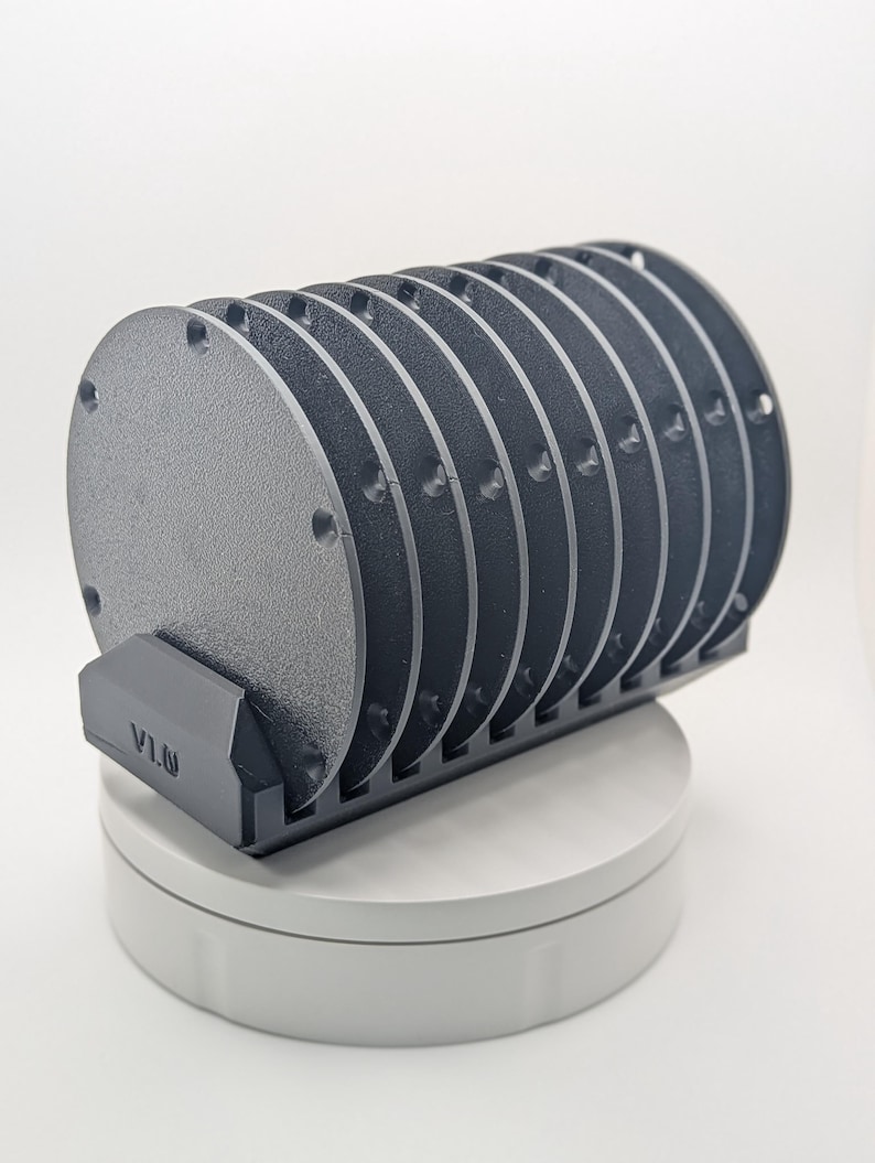 4-3/8" Dia. Rockler Router Plate/lift Insert Ring Set With Caddy ...