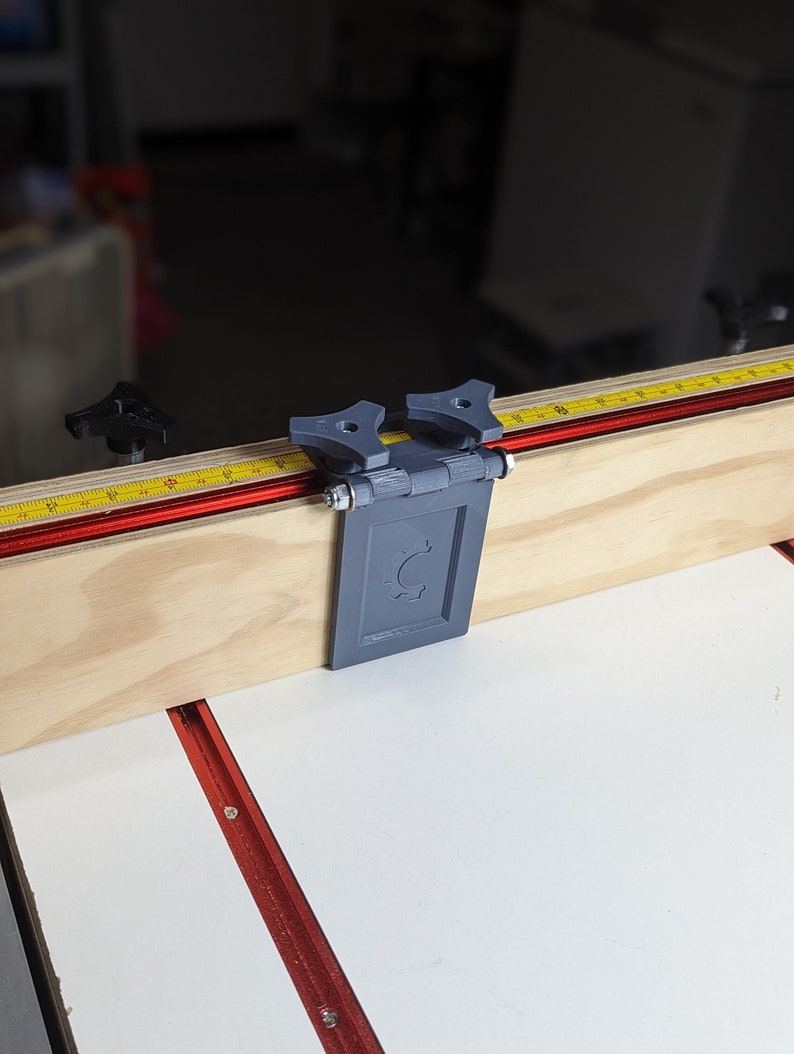 T-track Stop Block With Pivoting Stop | Make Precise Repeatable Cuts - Etsy