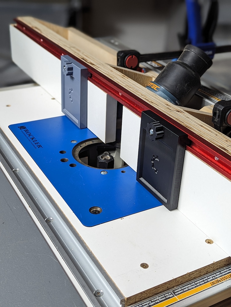 Front Facing T-track Stop Block for Router Table | Miter Saw Station ...