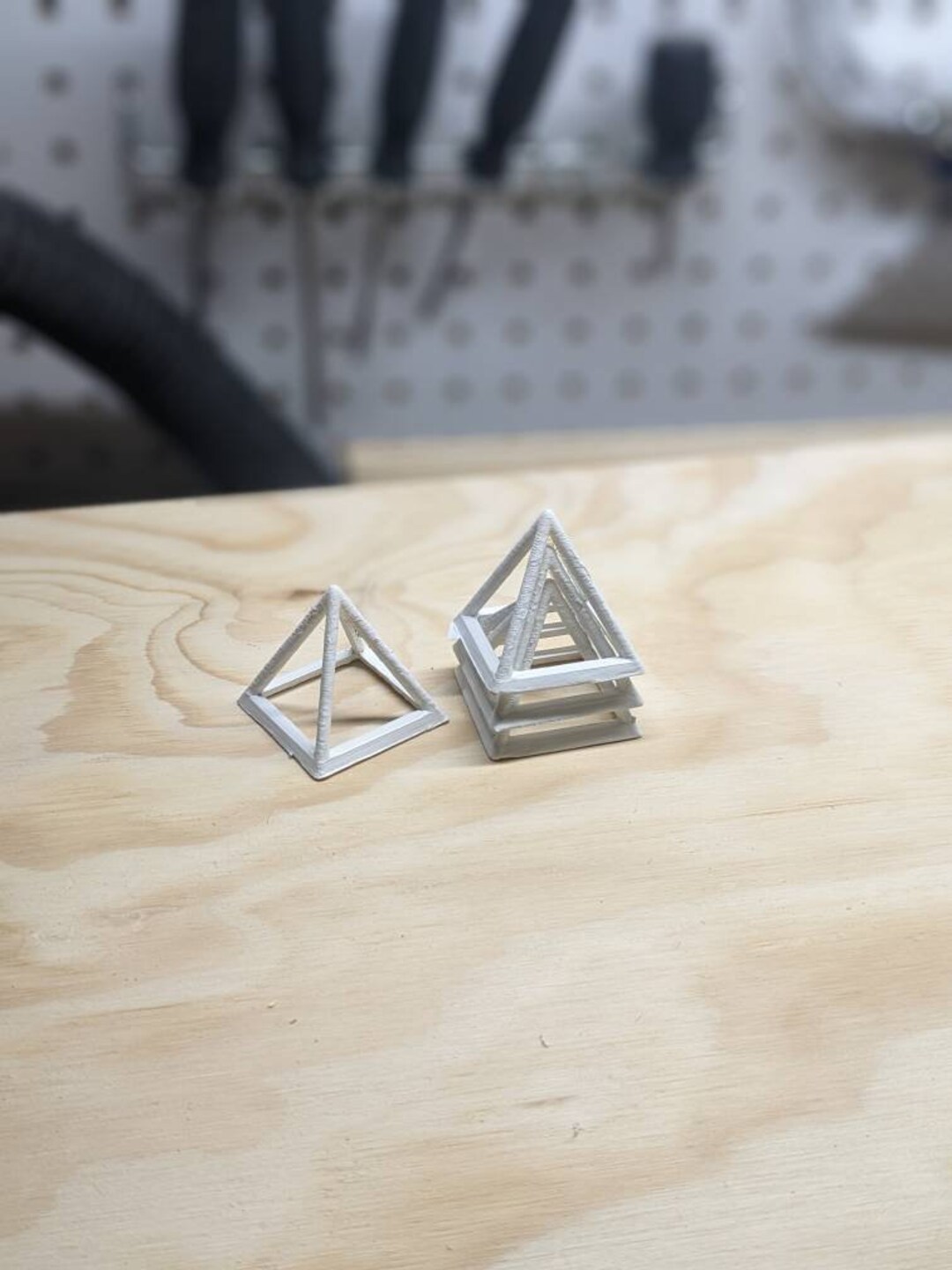 3D Printed Paint Pyramids – Finishing Stands for Woodworking, Painting ...