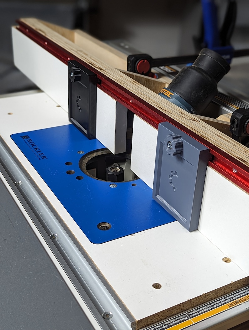 Front Facing T-track Stop Block for Router Table | Miter Saw Station ...