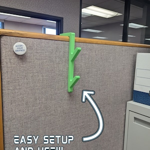 Dual Cubicle Hook, Office & Desk Storage, Office Organization, Cubicle ...