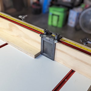 T-track Stop Block With Pivoting Stop | Make Precise Repeatable Cuts - Etsy